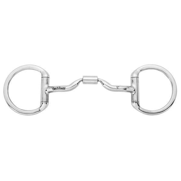 BAR H EQUINE Eggbutt Snaffle with Low Port Comfort Mouthpiece – Hilason Saddles and Tack