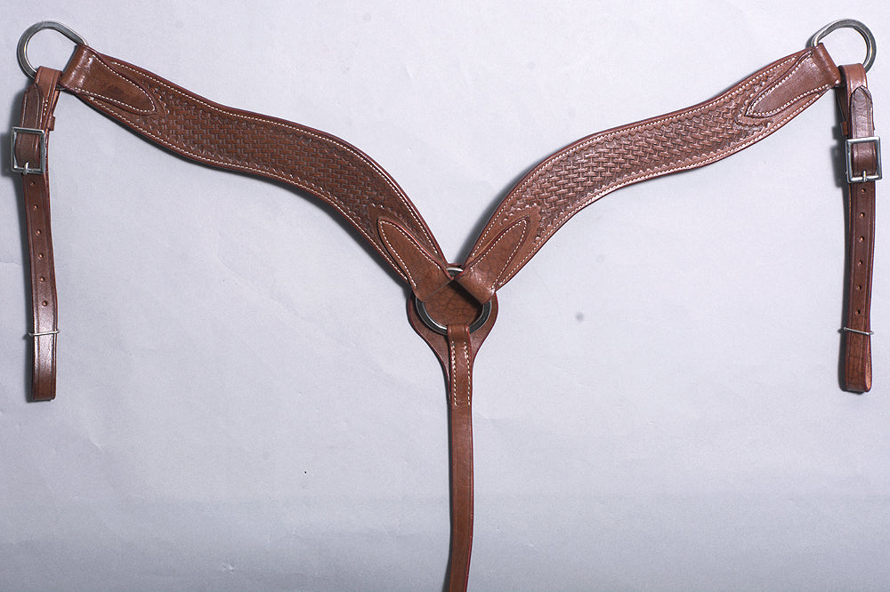 Western Horse Breast Collar Leather Brown Comfytack – Hilason Saddles ...