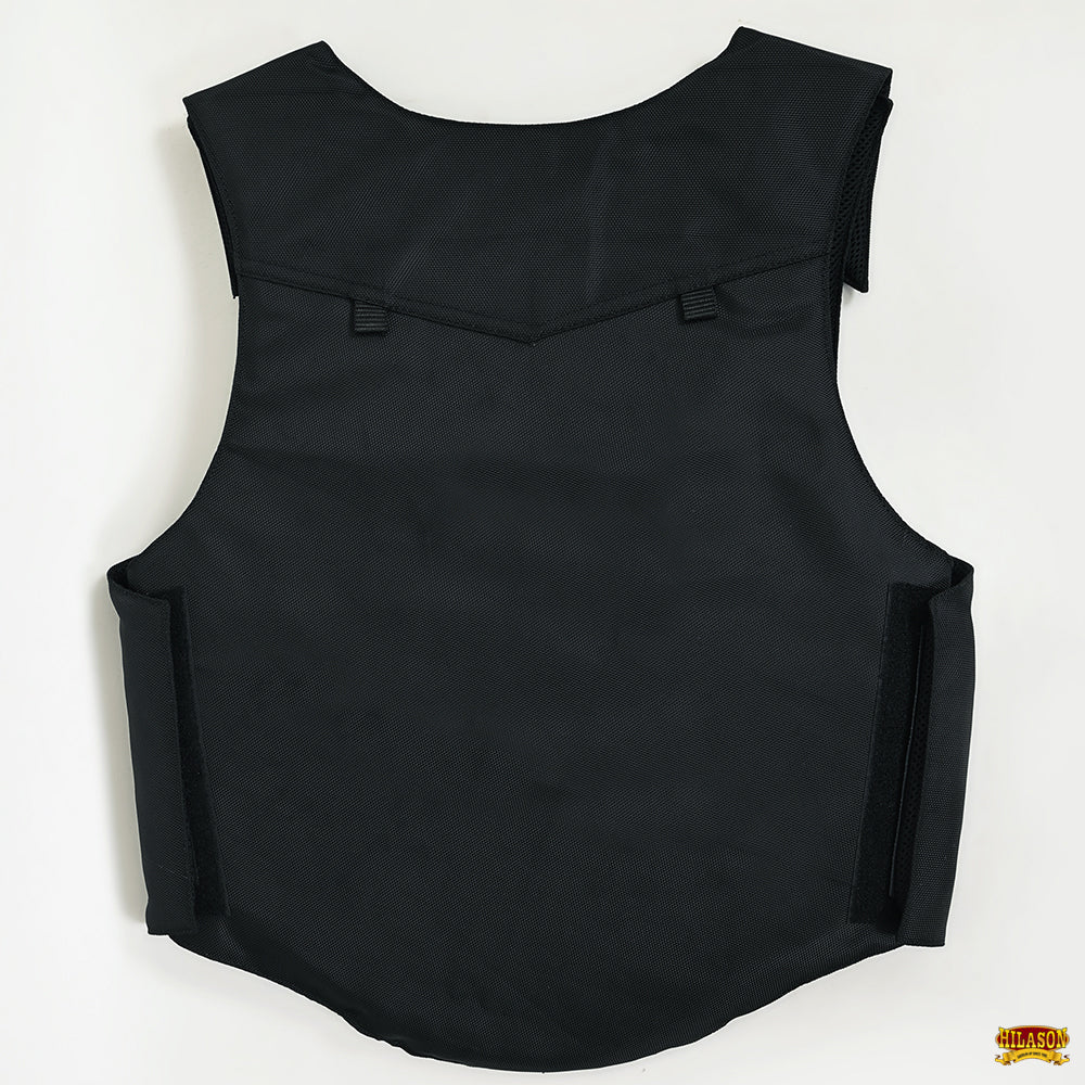 HILASON Bull Riding Vest Black Pro Rodeo Cordura | Unisex Protective ...