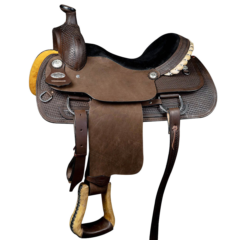 Western Horse Saddle American Leather Ranch Roping Cowboy Hilason ...