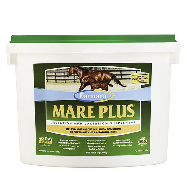 5 Lbs Farnam Mare Plus Gestation Lactation Supplement Easy Feed Pellet ...