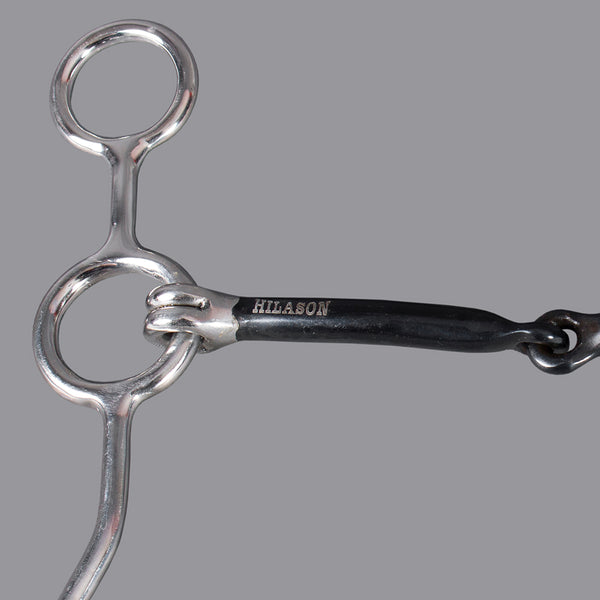 Bar H Equine Junior Cow Gag Bit with Snaffle Mouth – Hilason Saddles ...