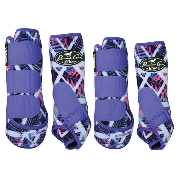 Lrg Professional'S Choice Western Horse Vetech Elite 4 Pack Sport Boot ...