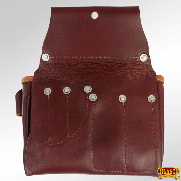 HILASON Leather Carpenter, Farmers And Electrician Tool Bag Pouch ...
