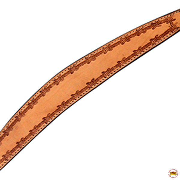 Hilason Western Horse Barb Wire Hand Tooled American Leather Breast Co ...