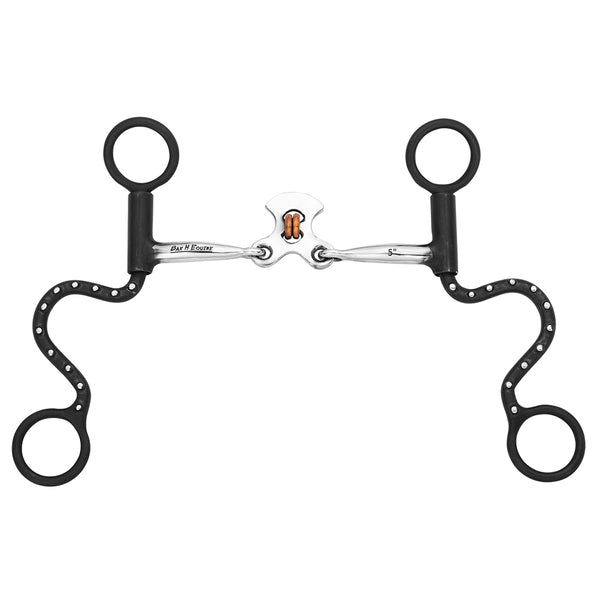 BAR H EQUINE Western Antique Shank Bit with Floating Spoon – Hilason ...