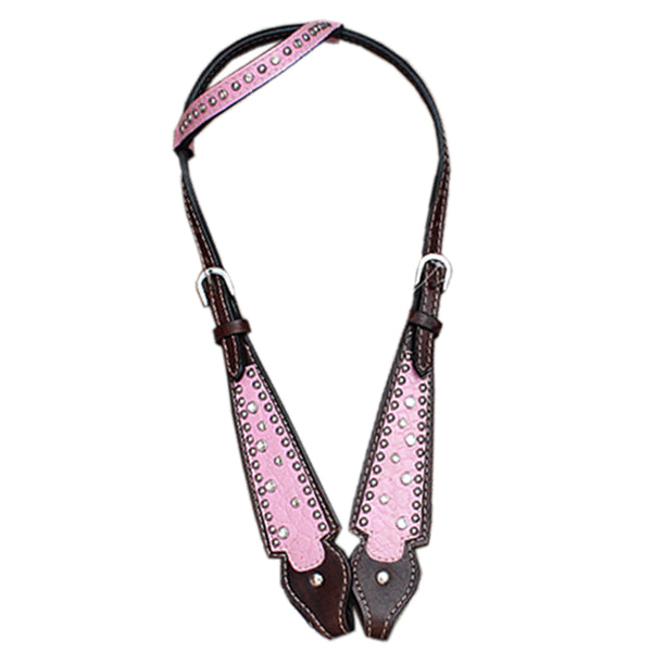 HILASON Western Horse Headstall Genuine American Leather brown ...