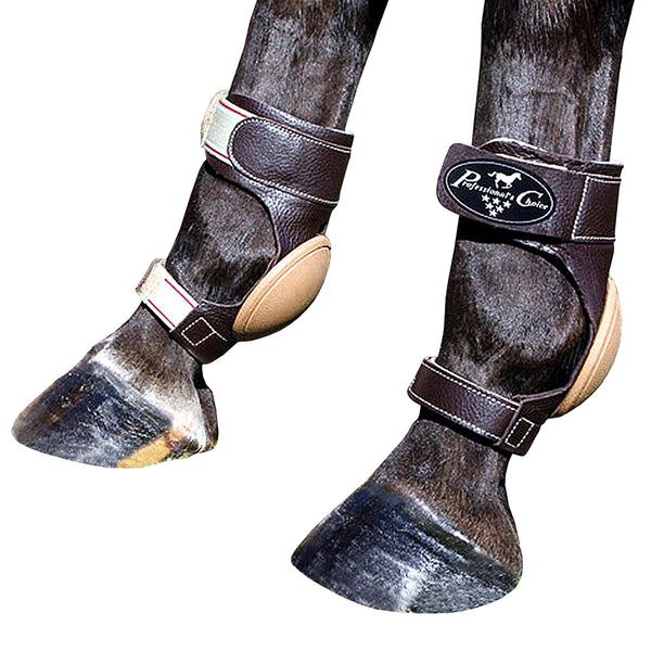 Professionals Choice Leather Skid Horse Reining Roping Leg Boots Pairs ...