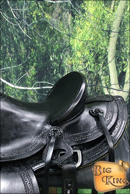 Western Horse Wade Saddle American Leather Ranch Roping Black – Hilason ...