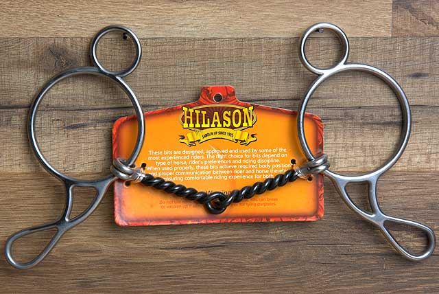 5" Hilason Western Wonder Gag Black Twisted Wire Horse Mouth Bit – Hilason Saddles and Tack