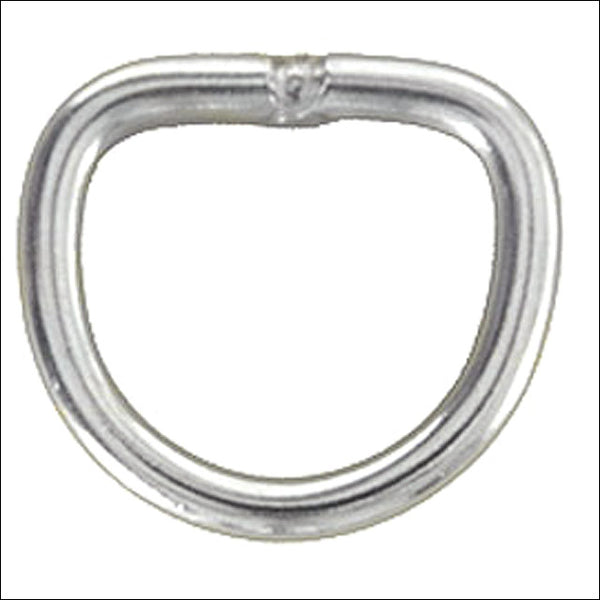 1" Hilason Western Horse Tack Welded Wire Nickel Plated Dee Ring 10/50 ...